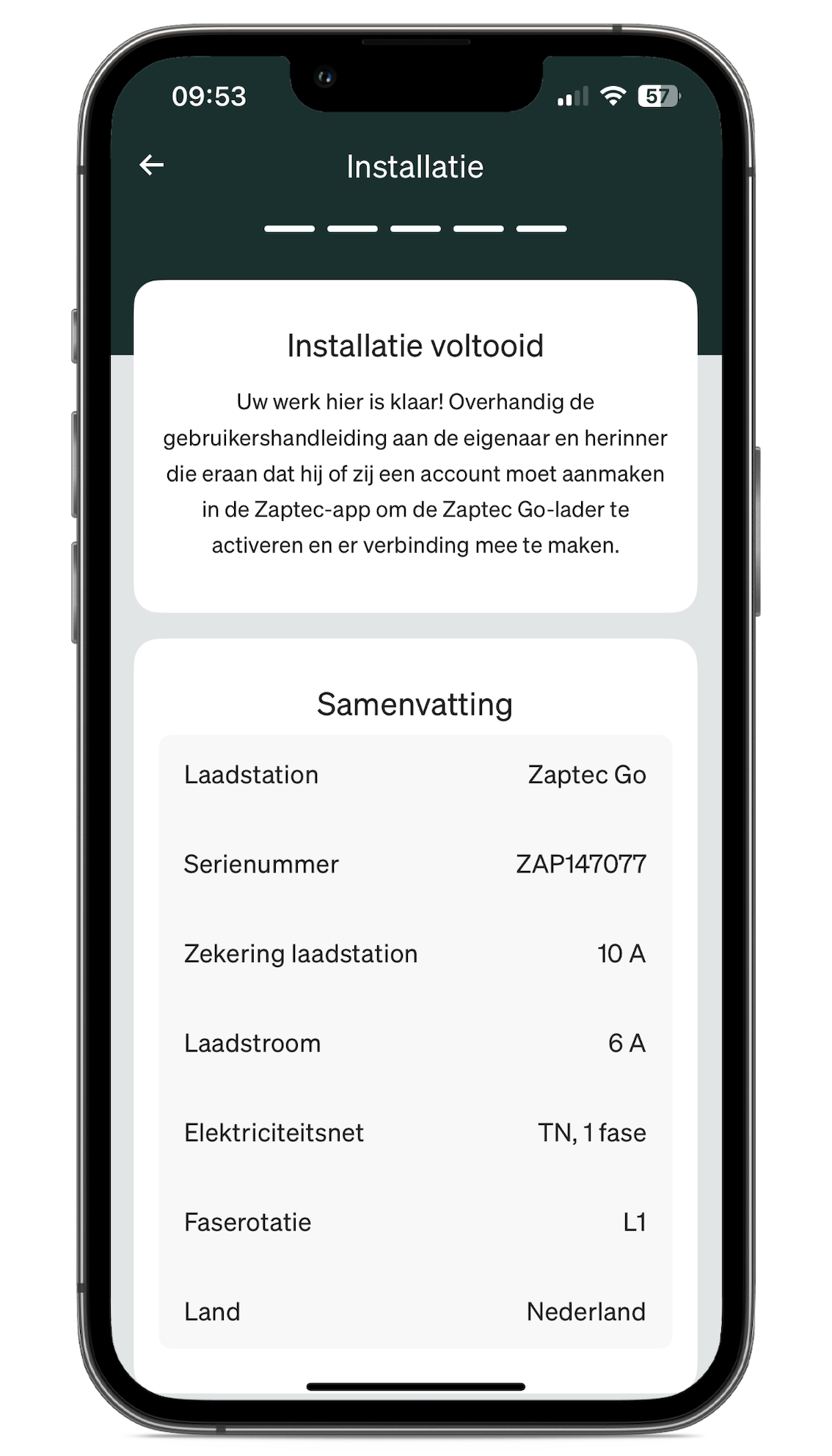 Installeren van de Zaptec Go – Zaptec Helpcentrum