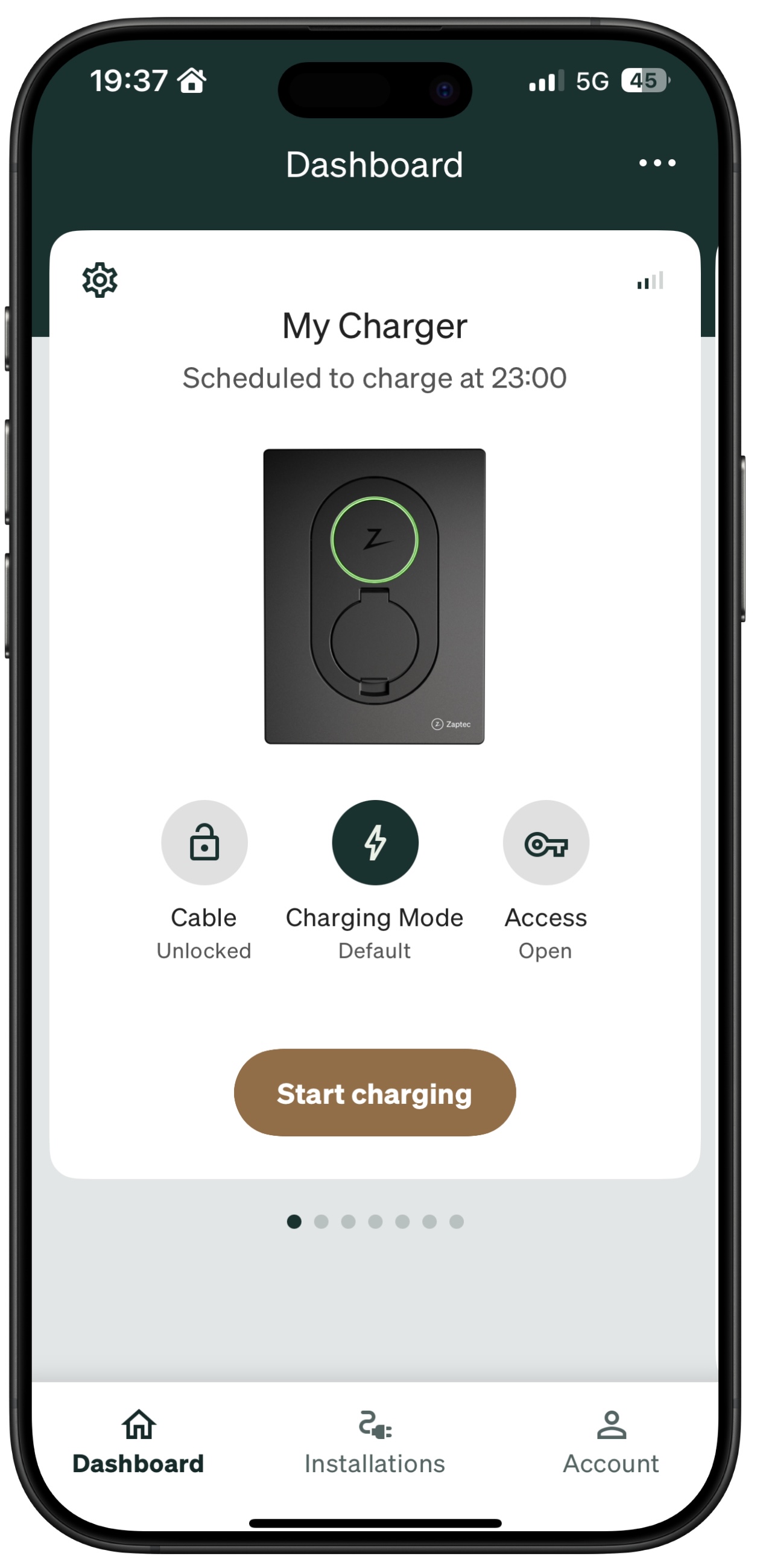 How to start charging with the Zaptec App – Zaptec Help Center